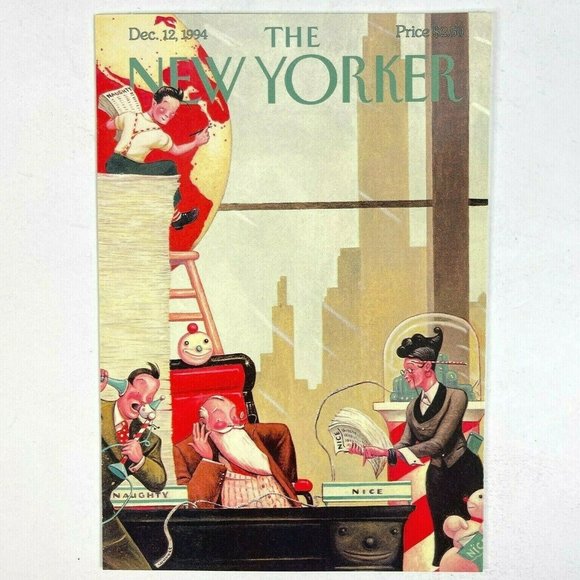 The New Yorker | Holiday | Vintage New Yorker William Joyce Christmas ...